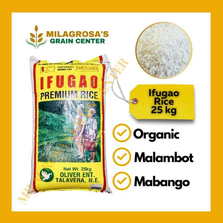 Ifugao Premium Organic Rice 25KG | Lazada PH