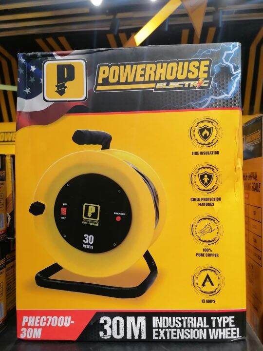 POWERHOUSE INDUSTRIAL TYPE EXTENSION WHEEL 30M (PHEC700U-30M) | Lazada PH