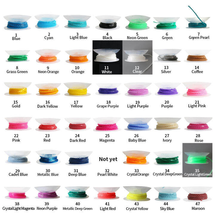 41-Color 15Feet Rubber Chain E-chain | Lazada PH