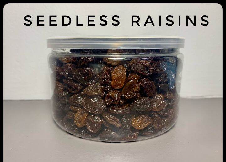 Seedless Raisins in a jar (250 grams) - ideal for gift - Imported from ...