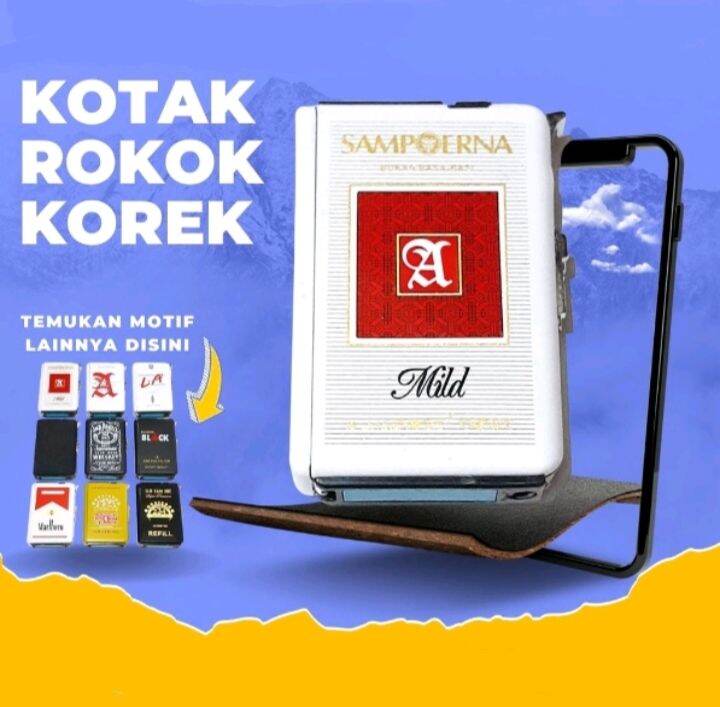 Tempat Kotak Rokok Korek Api Bara Jing Pin Dji Sam Soe Hijau Kretek 123 ...