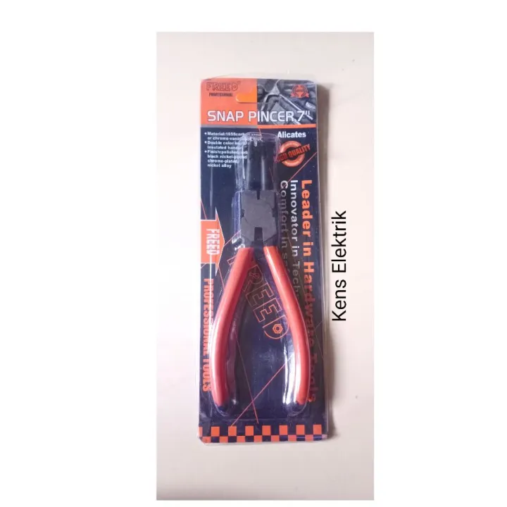 Tang snap ring snapring 7 inci tang bengkok buka tutup freed | Lazada ...