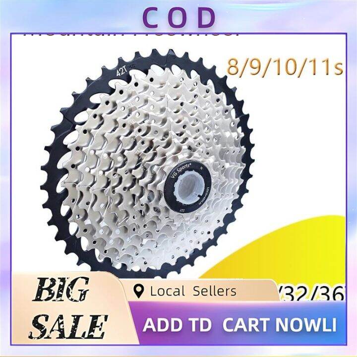 Ready stock 】 VG Cassette Cogs 8 9 10 11 MTB Sprocket 32T 40T 42T ...