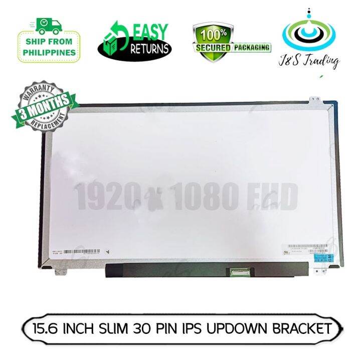 Slim Type FHD 30 Pin Lcd Led Screen Replacement 1920 1080 For Acer Sony ...