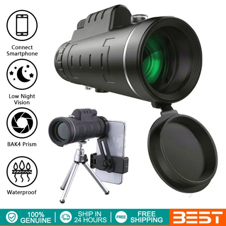 ♗Monocular Telescope 40x60 hd night vision Monoculars long range super ...