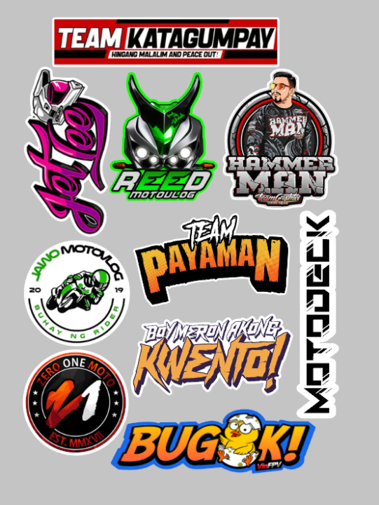 Vlogger Sticker Bundle | Lazada PH