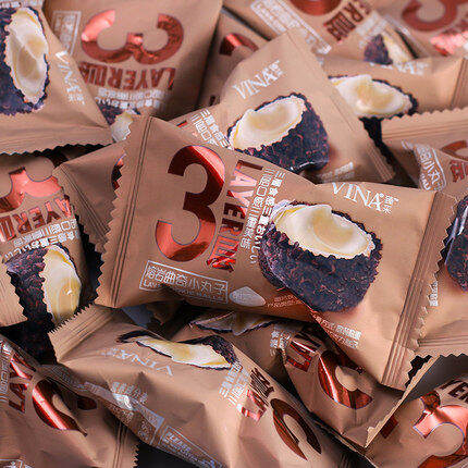 Fasimiyu 100g ขนมดังบนอินเทอร์เน็ต คุกกี้ป๊อปปิ้ง บิสกิตลูกเล็ก นุ่มกรอบและสอดไส้ด้วยช็อกโกแลต 3 ...