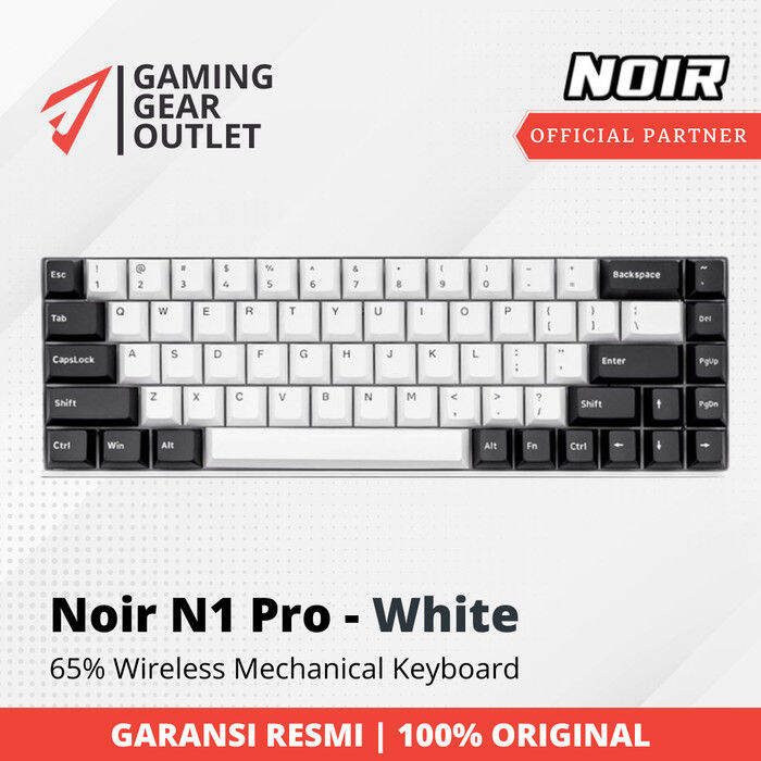 NOIR N1 Pro White - 65% Wireless Mechanical Keyboard | Lazada Indonesia