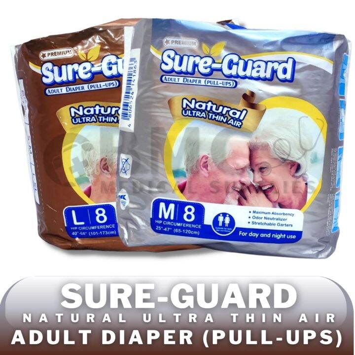 Sureguard Pull-Ups Adult Diapers (Medium Large) | Lazada PH
