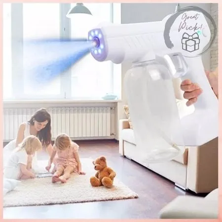 BEST QUALITY Portable Sprayer 800ML Mist Gun Disinfectant Machine Gun ...