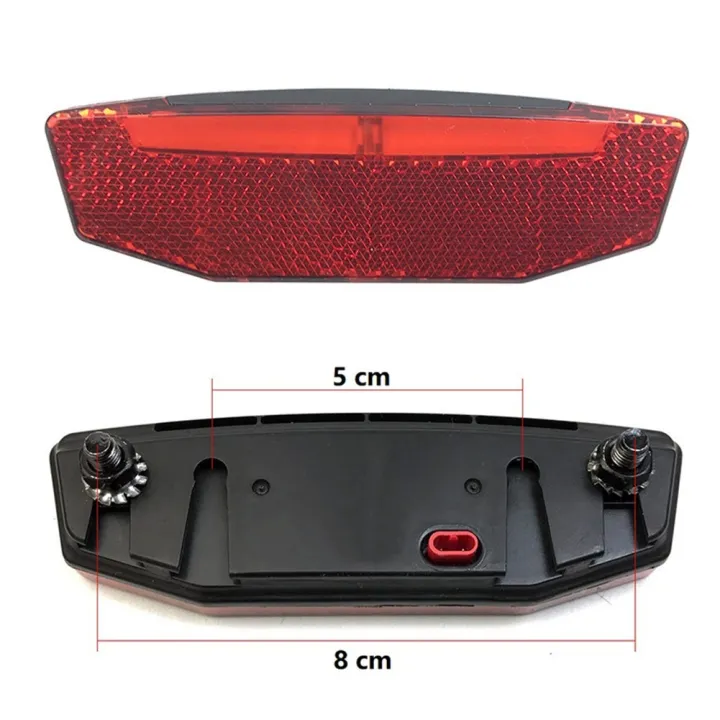 6V-60V LED Tail Light Scooter E-bike Rear Lamp & 45cm Wire Kits ...