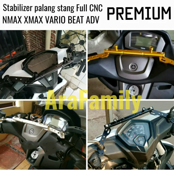 Stabilizer stang Nmax Xmax Lexi Aerox ADV PCX 160 Vario Beat Mio soul ...