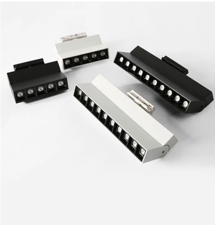 Foldable track light Square LED strip grille light living room no main ...