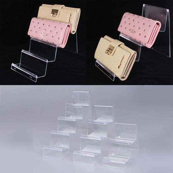 Acrylic Display Stand Rack Shelf Pottery Storage Rack Doll Clay ...