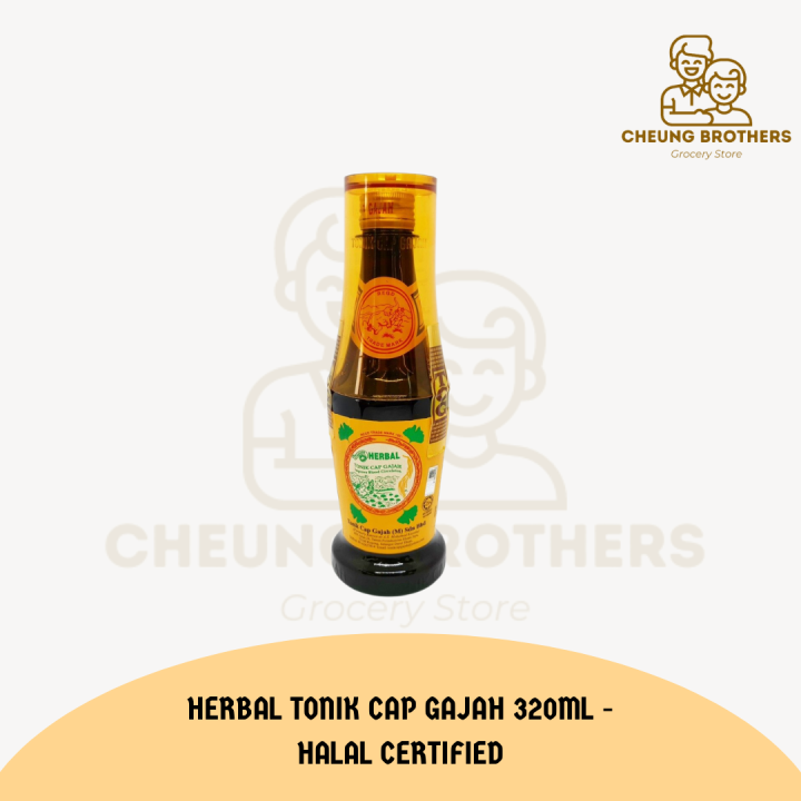 HERBAL TONIK CAP GAJAH 320ML - HALAL CERTIFIED | Lazada