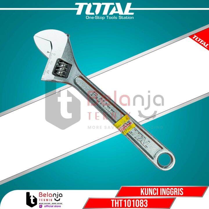 Total Adjustable Wrench 200MM Kunci Inggris 8 inch THT101083 | Lazada ...