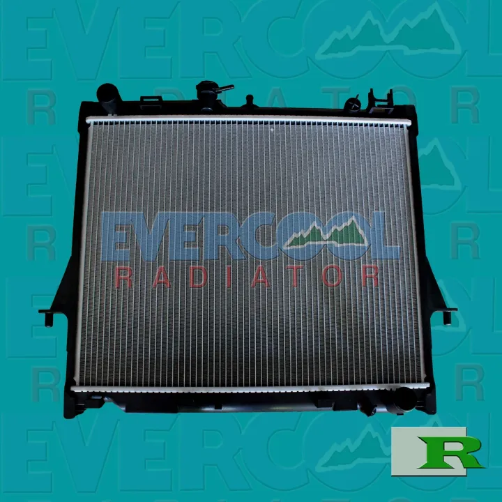 Isuzu Dmax 2R A/T 2003-2014 Evercool Plastic Aluminum Radiator | Lazada PH