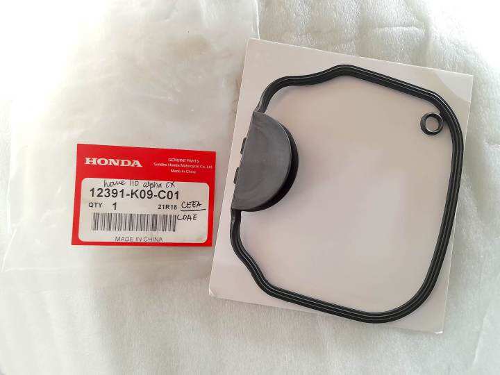 Honda Genuine Parts Head cover Gasket Wave Alpha 100 CX (12391-K09-C01 ...