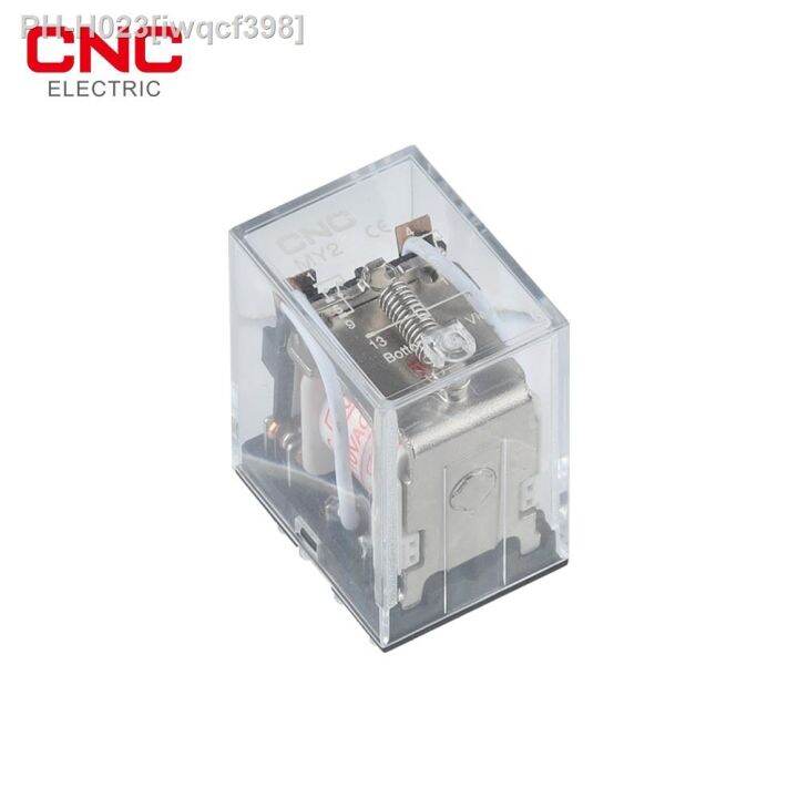 ☄ CNC 1PCS MY2 General small Electromagnetic relay Power Relay AC12V/ 24V /110V 220V relay MY2NJ ...