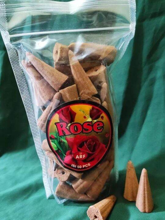 dupa kerucut Buhur Dupa Arab Wangi ARF Aroma Rose Isi 50 Pcs | Lazada ...