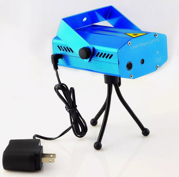 Mini Laser Stage Lighting Holographic Laser Star Projector Disco Light ...