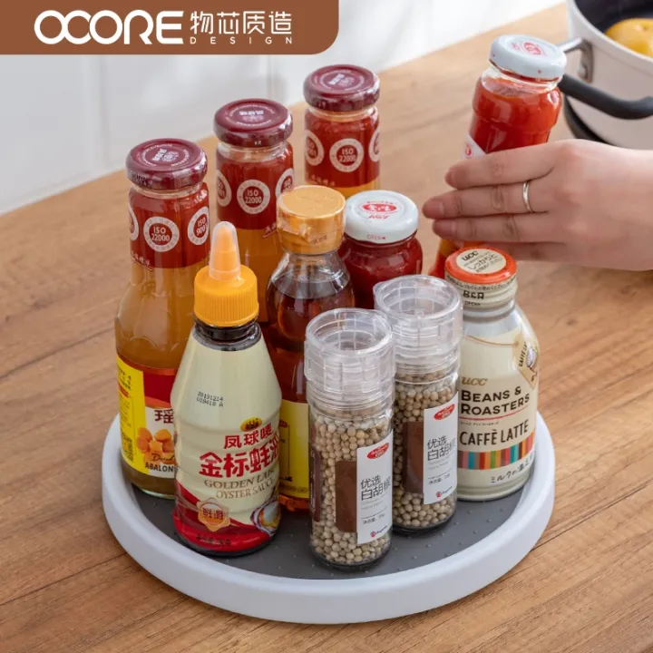 ☂ஐ Rotate the kitchen mesa fridge tray white sauce seasoning corner ...