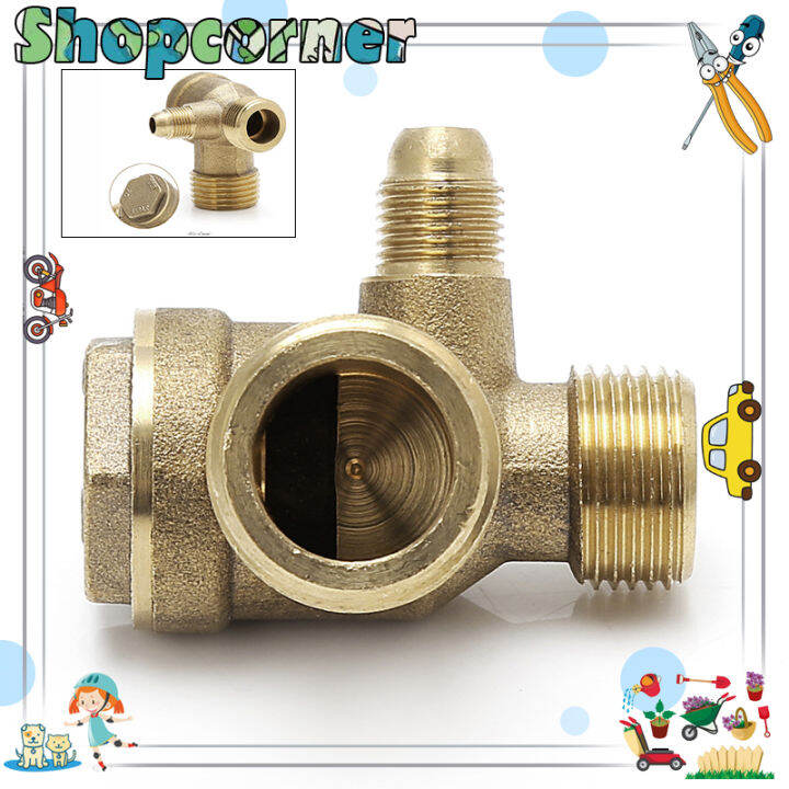 Check Valve Kompresor Tembaga Alloy Valve Otomatis Valve Tabung ...