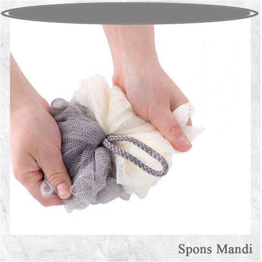 Spon Mandi / Bath Ball Sponge Spons Kamar Mandi WC Toilet Berat 50Grm ...