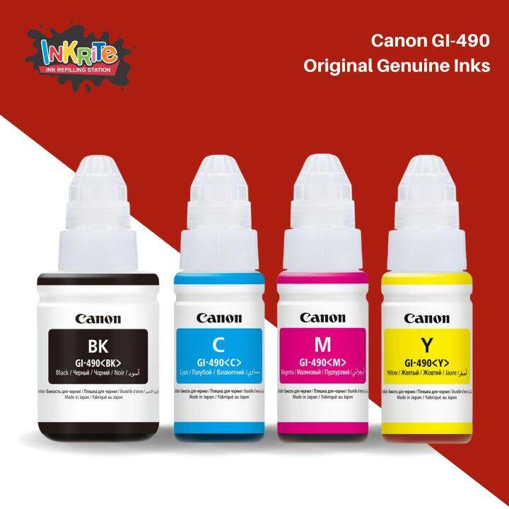 Original Genuine Canon GI-490 Ink | Lazada PH