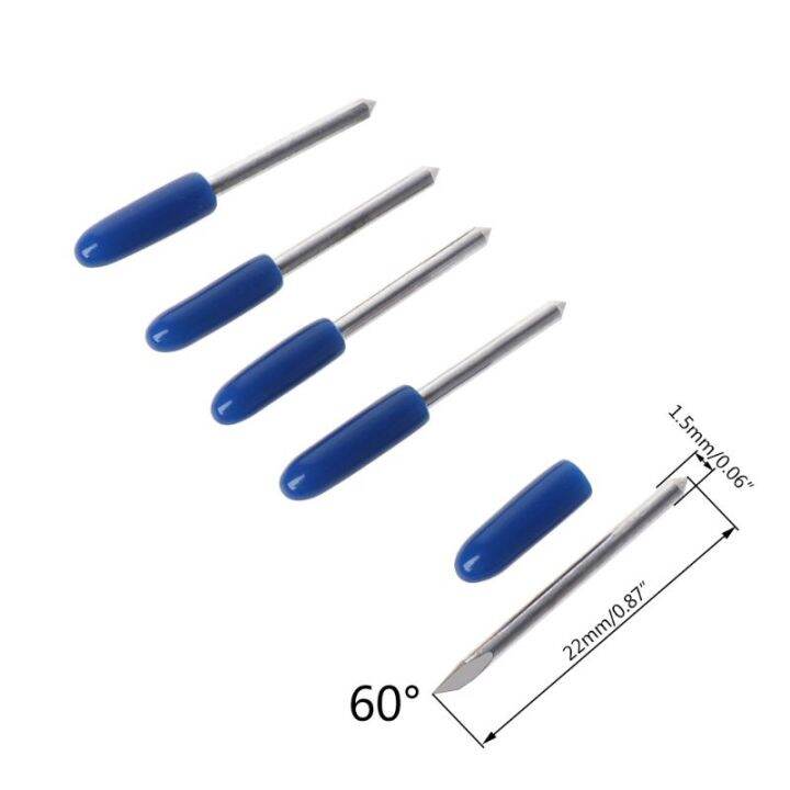 5Pcs/Set 30° 45° 60° Degree Blades Cutting Plotter For Pcut Vinyl ...