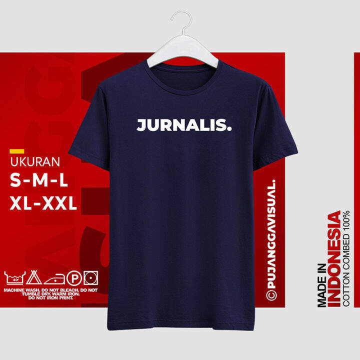 Baju Kaos Jurnalis Wartawan | Lazada Indonesia