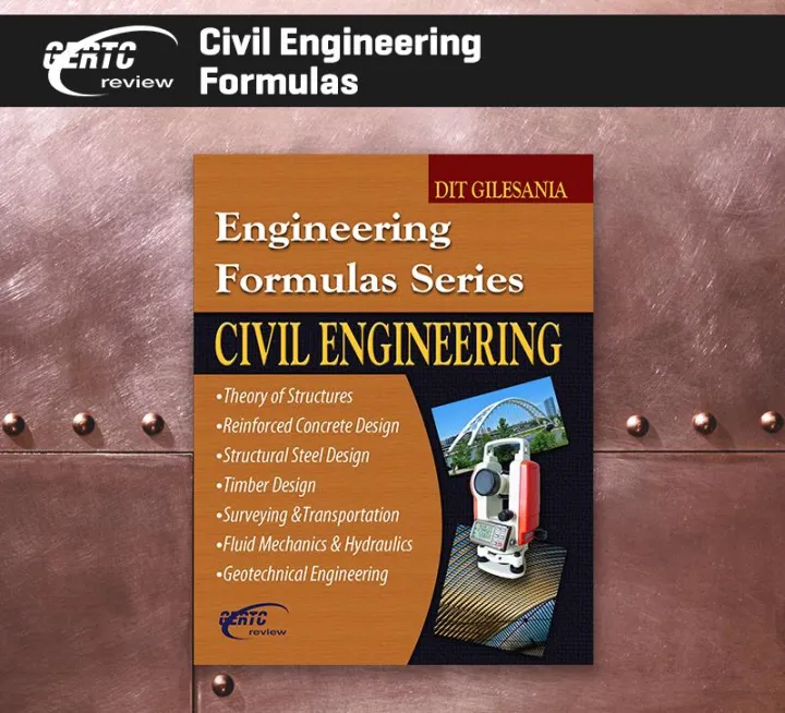 CIVIL ENGINEERING FORMULAS (Gillesania GERTC Engineering Books) | Lazada PH