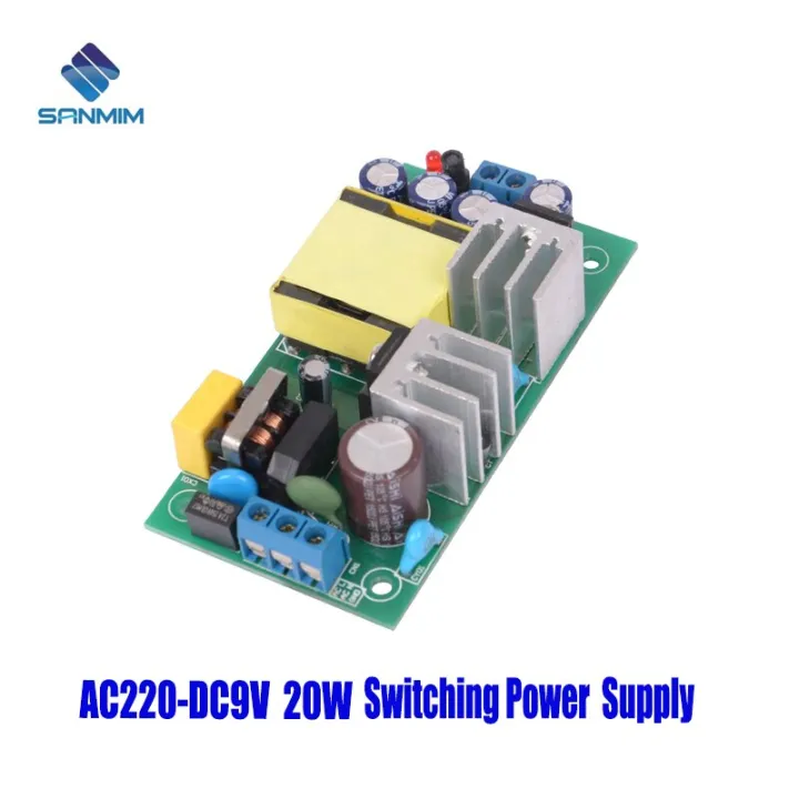 SANMIN AC220V-DC9V 2.5A 20W Power Supply Isolated Switch Power Supply ...