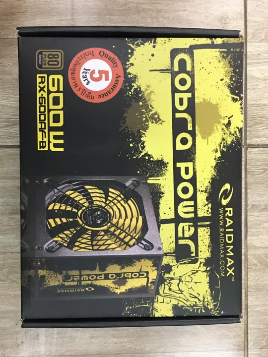PSU (80+ Bronze) Raidmax Cobra 600w. | Lazada.co.th