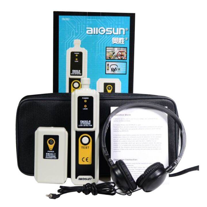 [GOODSHOP] Allsun EM282เครื่องตรวจจับการรั่วไหลอัลตราโซนิกแก๊สเหลว ...