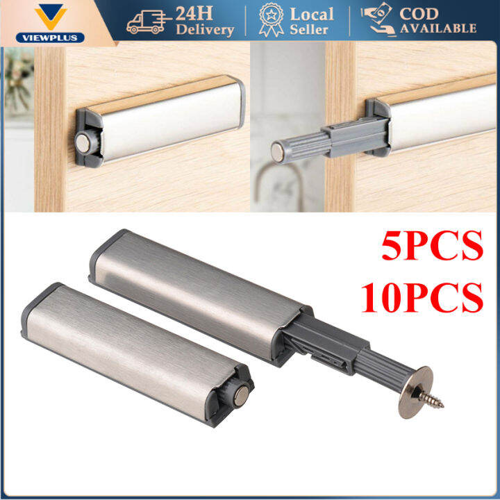 Cabinet Door Bouncer Push Type Magnetic Door Stopper Cupboard Catches ...