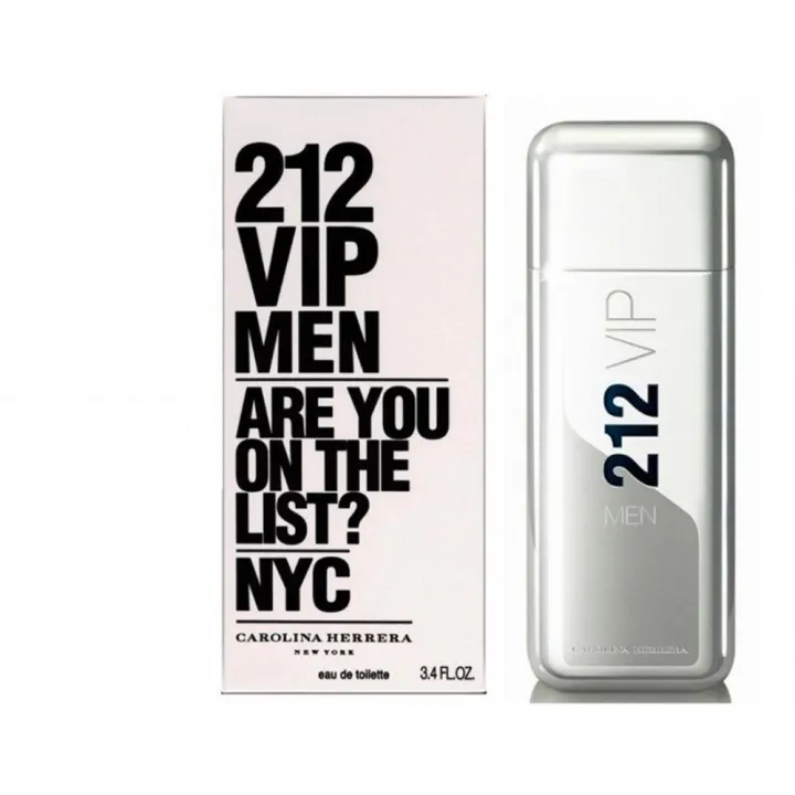 212 VIP Men Eau De Toilette Spray, Cologne for Men, 3.4 Oz | Lazada PH