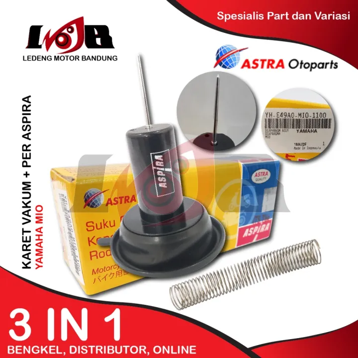Aspira Karet Vakum Mio Fino 5TL Vacum+Per Sol Diafragma Karburator ...