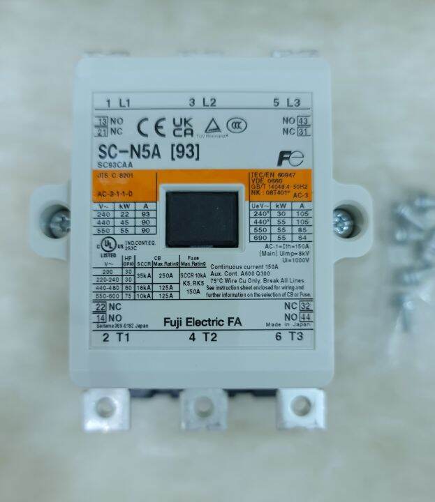 Fuji SC-N5A Magnetic Contactor 105A 240VAC [100% Original Japan] | Lazada