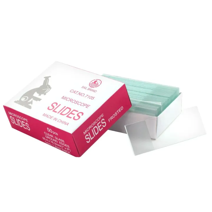 Laboratory Glass Microscope Slides FROSTED CAT NO. 7105 72PCS/BOX ...
