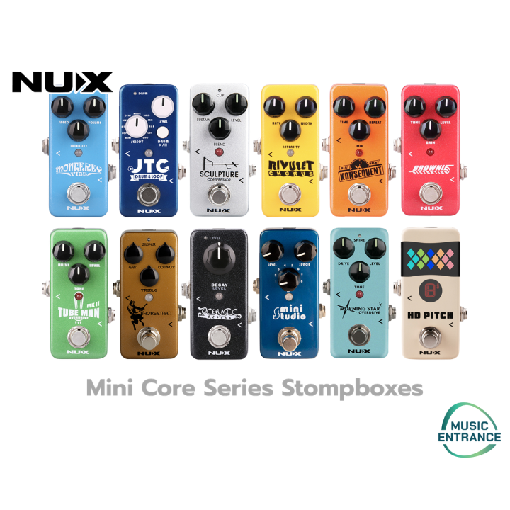 Nux Mini Core Series Stompboxes Effect Guitar เอฟเฟ็คก้อน สำหรับ กีตาร์ ขนาดเล็ก พกพาง่าย คุณภาพ ...