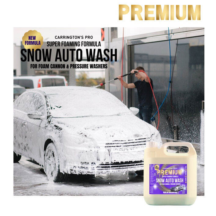 Foam Cannon Concentrated Syrup Carwash Snow Auto Wash Carrington's Pro ...