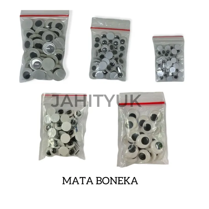 Mata Boneka / Googly Eyes / Mata-Mataan / Mata Kocak Berbagai Ukuran ...