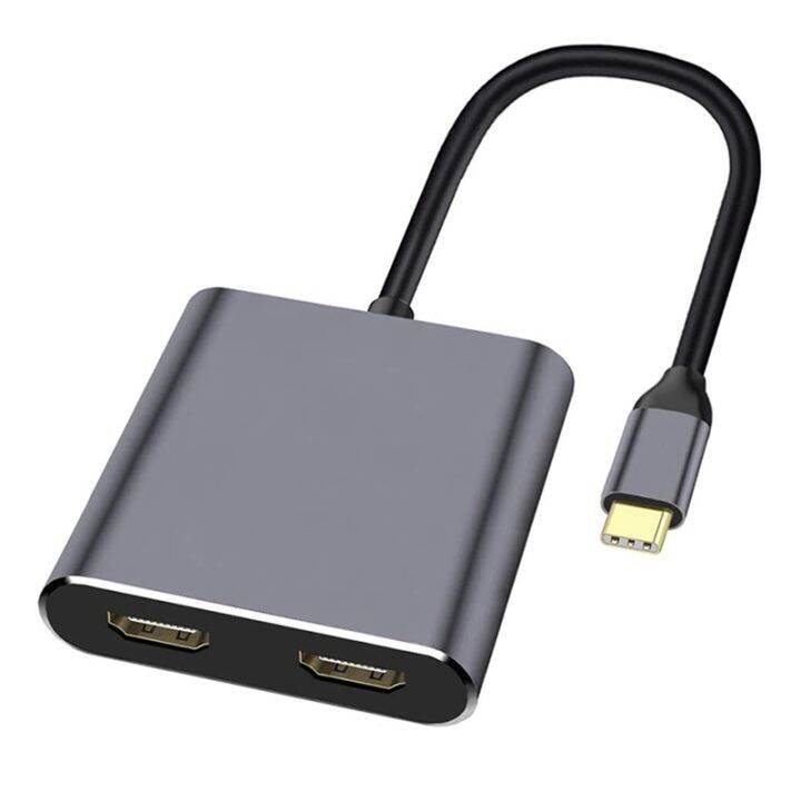 4In1 USB Type C Hub to Dual 4K HD -Compatible Charge Port USB-C Docking ... 4In1 USB Type C Hub to Dual 4K HD -Compatible Charge Port USB-C Docking ...