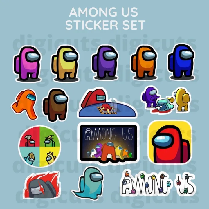 Among Us Vinyl Sticker Set | Lazada PH