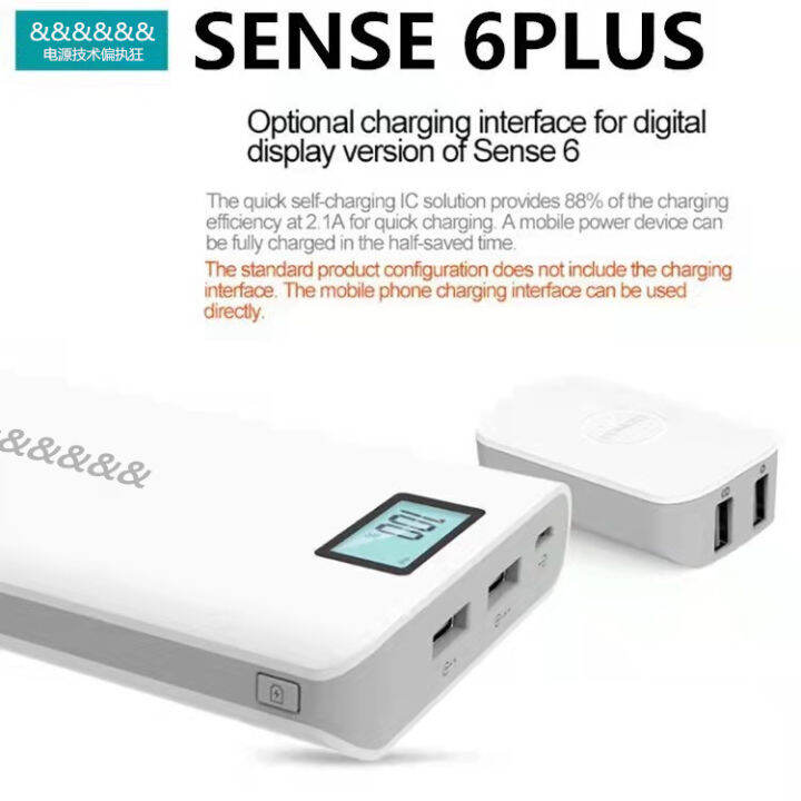 【DVK】Powerbank Sense6 Plus 20000mAh FAST Charging | Lazada PH