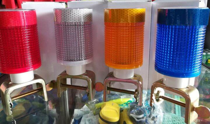 Solar Barricade Warning Light With U-Shape Metal Base | Lazada PH