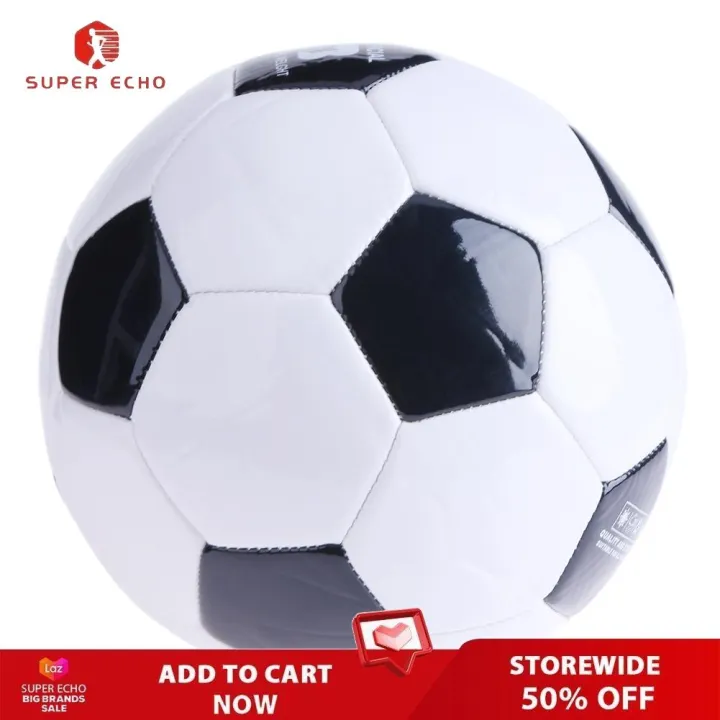 [Flash Price] Soft Classic NO.3 Black White Standard Size Soccer Ball ...