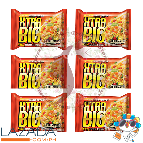 Payless Pancit Canton Xtra Big Chili-mansi 130g 6 packs | Lazada PH