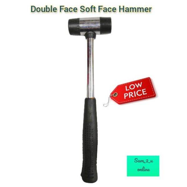 Double Soft Face Rubber Hammer DIY Tukul Getah Pasang Mosaic | Lazada